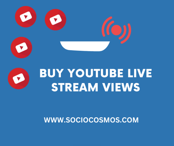 Buy Youtube Live Views- Instant views 100% | Socio Cosmos