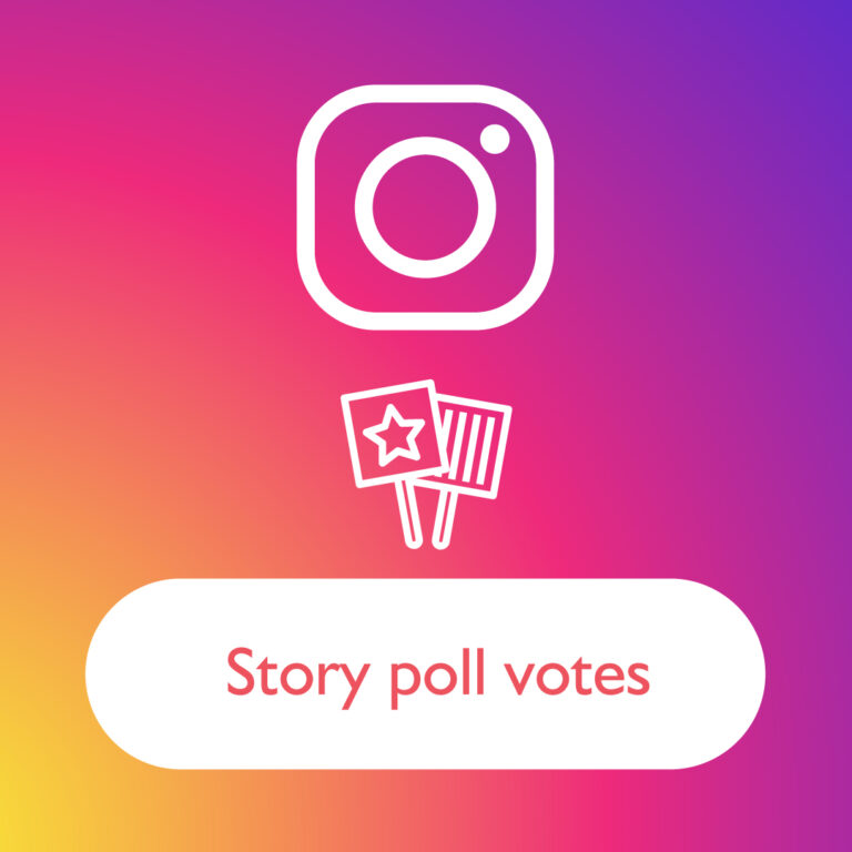 Instagram Story Poll Votes - SocioCosmos